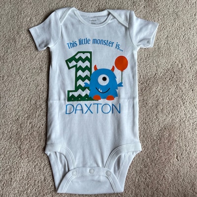 Monster Birthday Party, Monster Birthday Outfit Boy, Boy First Birthday ...