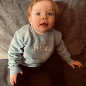 Personalised Birthday Jumper Embroidered 1st Birthday Top | Etsy