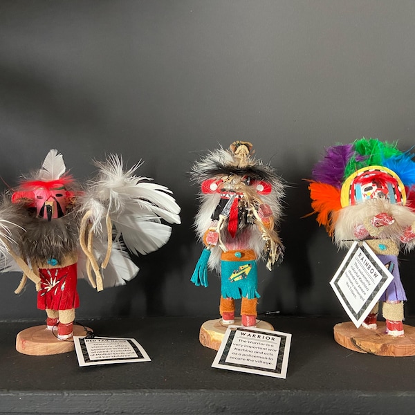 Museum Quality Traditional Hopi Chasing Star (nangasohh) Kachina/made ...
