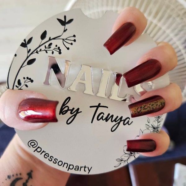 Nailfie Disc, Photo Prop for Nails, Nail Tech Gifts, Beauty Salon Sign ...