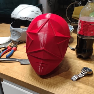 Red Ronin Helmet redhood Custom 3D Print File - Etsy