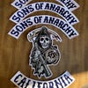 Wolf Medallion Patch, Angry Wolf Head Large and Small Jacket Amulet ...