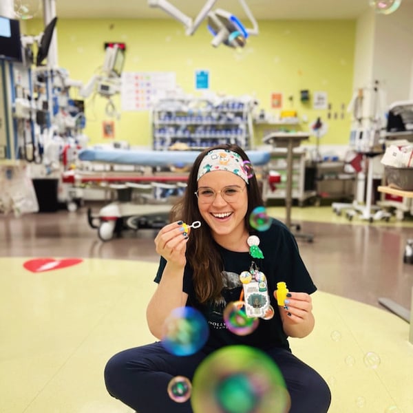 Neuro Nurse Headband With Buttons, Brain Print Hair Accessory, Mental ...
