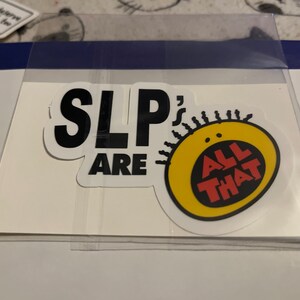 Hello I'm the SLP/SLPA Cute Sticker Speech Therapy - Etsy