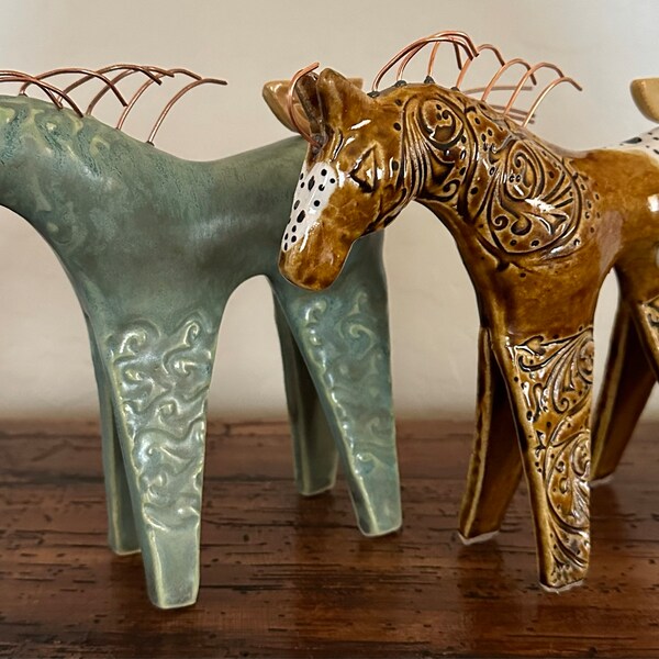 Wolf, Wolf Sculpture, Pottery Wolf, Ceramic Wolf, Wolf Figurine, Wolf ...