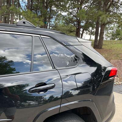 Fits 2015-2020 Chevy Tahoe Rear Side Windows Floral Flowers Decal ...