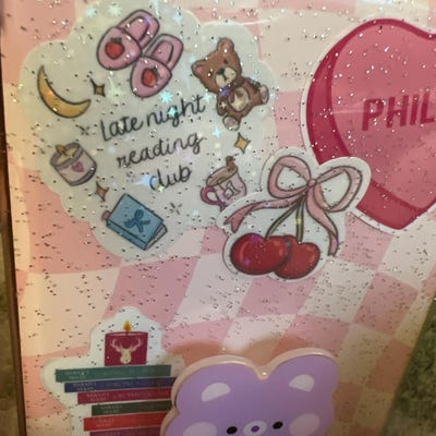 BRB Getting Iced Coffee Alien Iced Cofee Run Vinyl Sticker Waterbottle ...