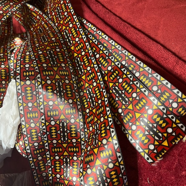 African Print Ribbon African Ankara Kente 2 Yards Ribbon Ankara Ribbon ...