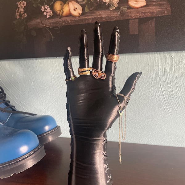 Stitch Jewelry Ring Holder - Unique Hand Sculpture Jewelry Display ...