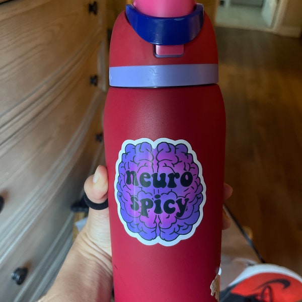 Adhd Sticker Neurodivergent Brain Neuro Spicy Cute Planner Journal ...