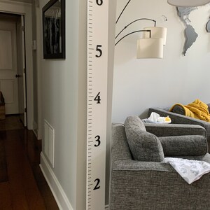 Growth Chart Ruler 3D Playroom Decor Wall Ruler Personalized Wood ...