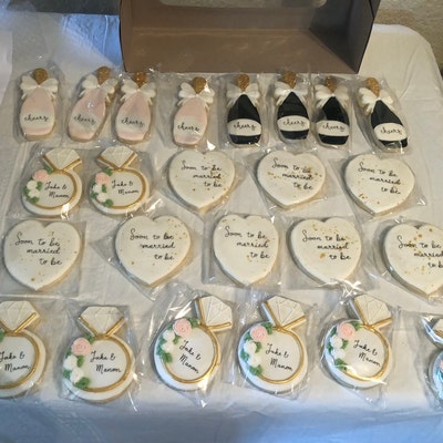 She Said Yes Engagement Cookies - Etsy
