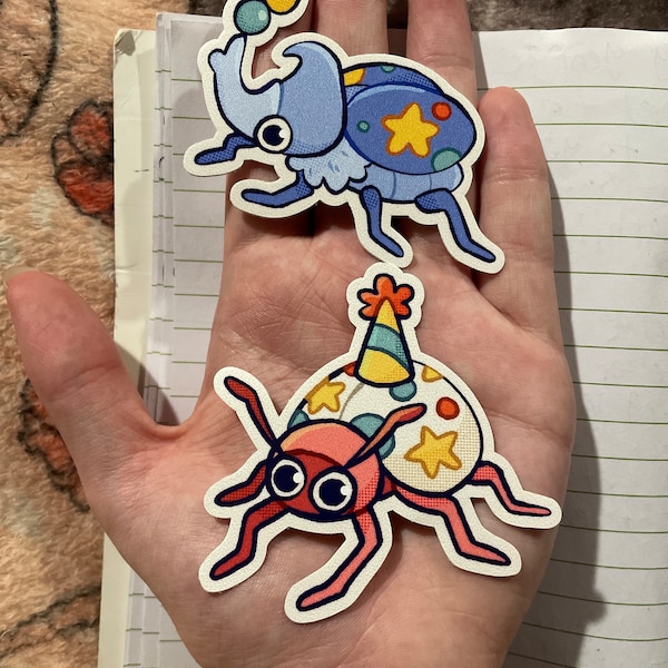 Party Bugs Sticker Series - Clowncore Waterproof Vinyl Stickers - Etsy