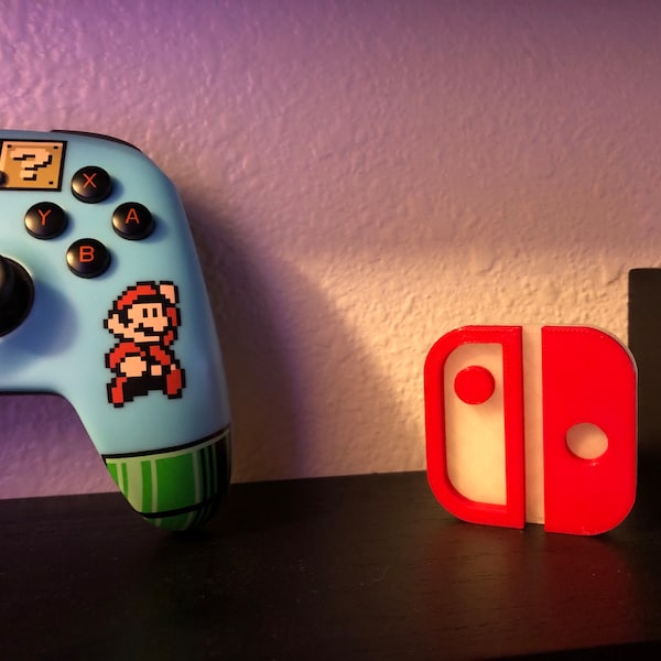 Nintendo Switch Joy Con Video Game Logo Sign (3D Printed, Man Cave ...