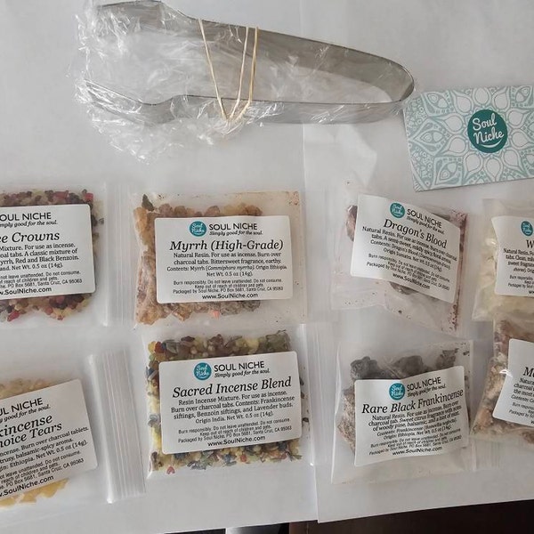 Floral Match Set 4 Incense Matches & Burner Incense Matches Scented ...