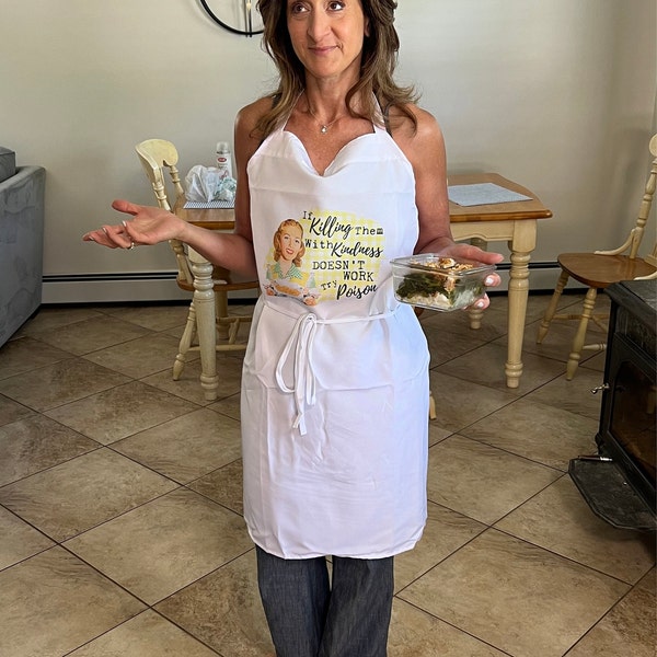 Funny Apron Pandemic Where Does Little Debbie Live for Her Linen Apron ...