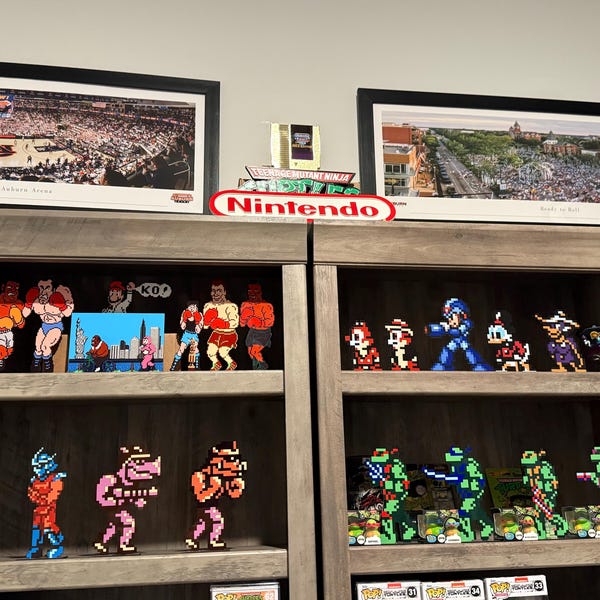 NES Ninja Turtles Wooden Sprites | Gaming Art Collectibles - Etsy