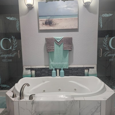 Front Door Decal Personalized Family Glass Door Decals Custom Glass ...