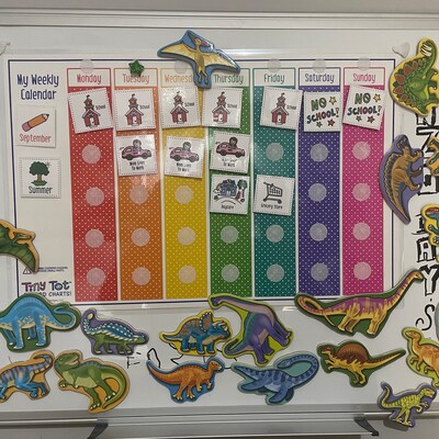 Weekly Visual Calendar includes 264 Cards - Etsy