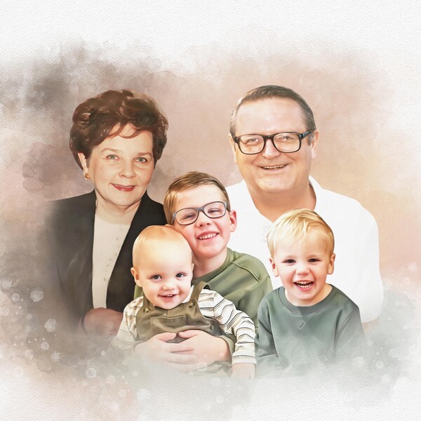 Pencil Family Portrait, Add People to Photo , Combine Pictures , Add ...