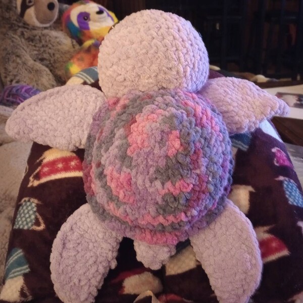 Large Crochet Turtle Pattern Amigurumi PDF - Etsy