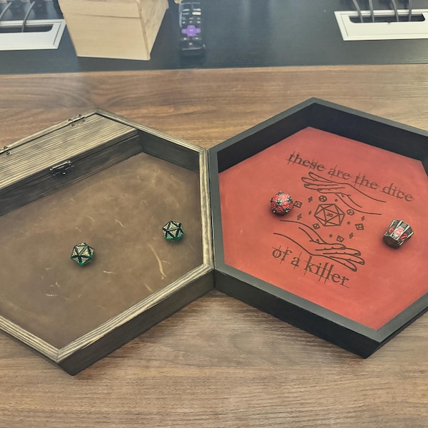 Dice Tray, Rolling Dice, RPG, Dice Organizer, Gifts for DND Player ...