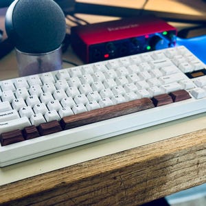 Handmade SA Profile Backlit Key Cap Hidden Fairyland Wood & Resin ...