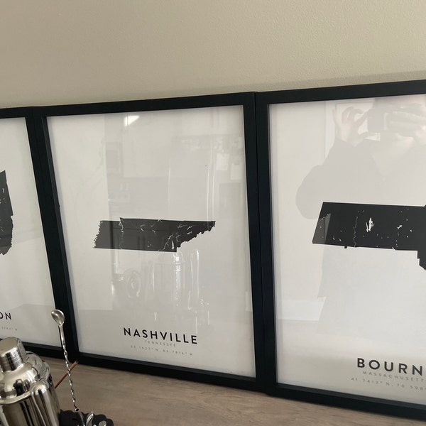 Custom State and City Prints Any Location, 3 for 2 Offer, - City ...