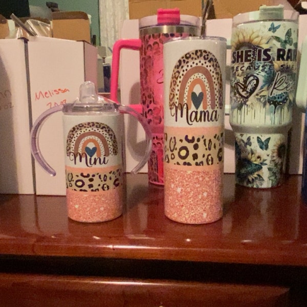 Mama Mini Leopard Rainbow DIGITAL DOWNLOAD Only Png - Etsy