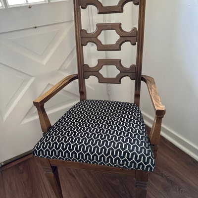 Modified Squares Light Blue, off White, Gray Woven Crypton Coated ...