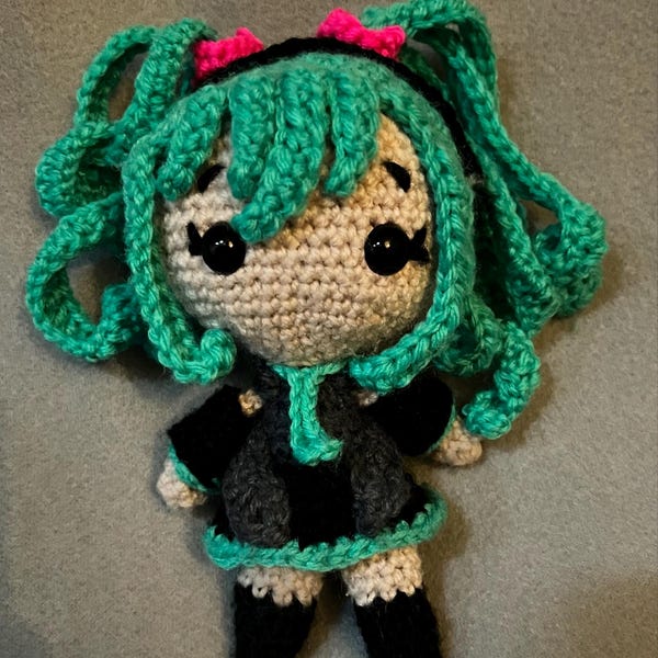 PDF: Hatsune Miku Inspired Amigurumi Doll - Crochet Pattern by ...