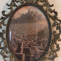 LABYRINTH Wall Art, Crystal Ball Poster Print, Labyrinth Movie Retro ...