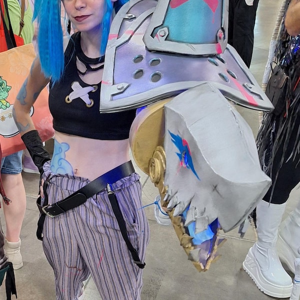 Jinx Arcane Fishbones Cosplay Blueprint and Instruction Guide (PDF) - Etsy