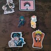MY HERO ACADEMIA Acrylic Dabi Keychain - Etsy