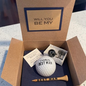 Groomsmen Proposal Golf Ball Proposal Groomsmen Golf Gift | Etsy