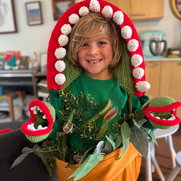 Worm Hat Hood, Crochet, Costume, Halloween, Handmade, Crochet, Toothy Terror - Etsy