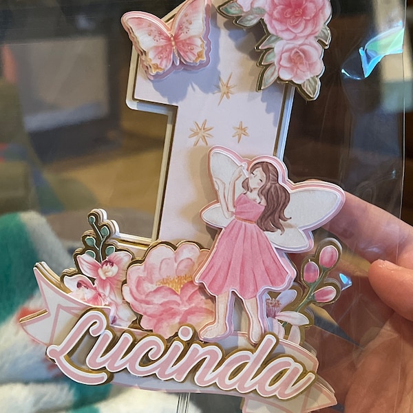 Fairy Cupcake Toppers Faeries Garden Party Fairy Cake Decorations