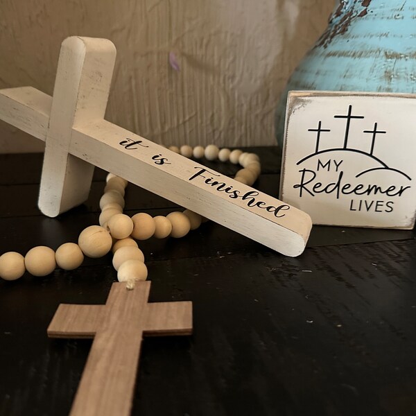Christian Wood Plaque Signs, Rustic Christian Sign, Rustic ...