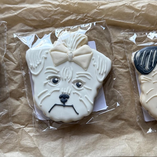 Custom Dog Sugar Cookies - Etsy