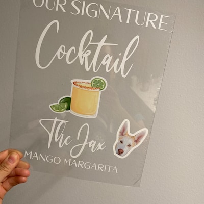 Margarita Sticker Margarita Vinyl Sticker Cocktail Waterproof Sticker ...