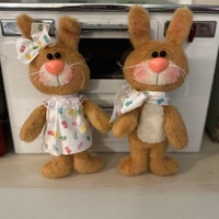 Primitive PATTERN Folk Art Bunny Rabbits - Etsy Canada