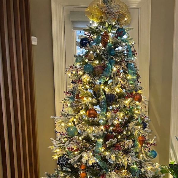 Angel Tree Topper Star Tree Topper Silver Christmas Tree Topper Angel ...