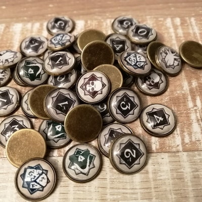 Call of Cthulhu Arkham Horror Tokens Full Set Arkham Horror Card Game ...