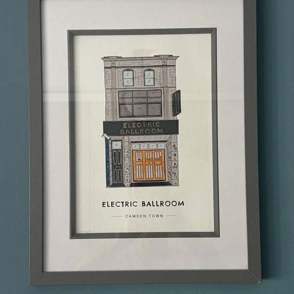 Brixton Village Market Row Wall Art Print SW9 - Coldharbour Lane, South ...