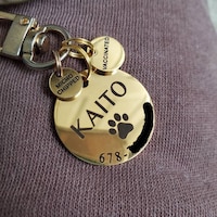 Microchip Dog Tag, Custom Dog Tag, Microchipped, Pet Tag, Dog ID Tag ...