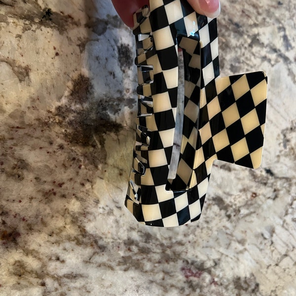 Medium 4 Inch Hair Claw, Thick Hair Claw Clip / Tortoise Hair Clip - Etsy