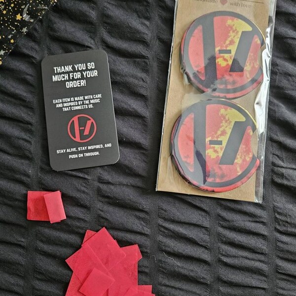 Twenty One Pilots Migraine Mirror Decal (tyler Joseph & Josh Dun ...