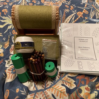 Bobbin Lace TRELLIS COLLECTION Patterns, PLUMILLA, Mundillo, Puerto ...