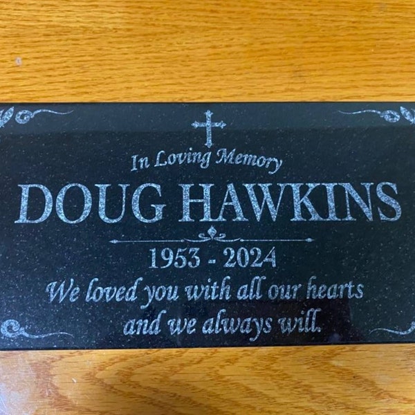 Memorial Stone, Custom in Loving Memory Stone, Memorial Plaque ...