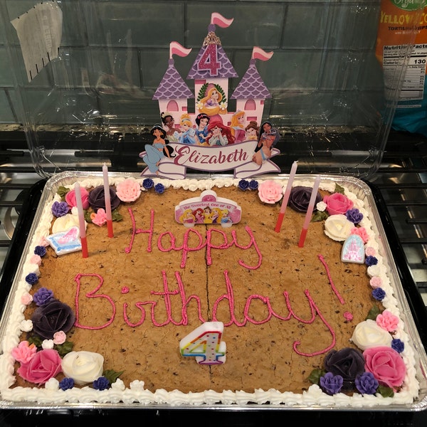 Disney Princess Cake Topper, Personalized Cake Topper,disney Princesses ...